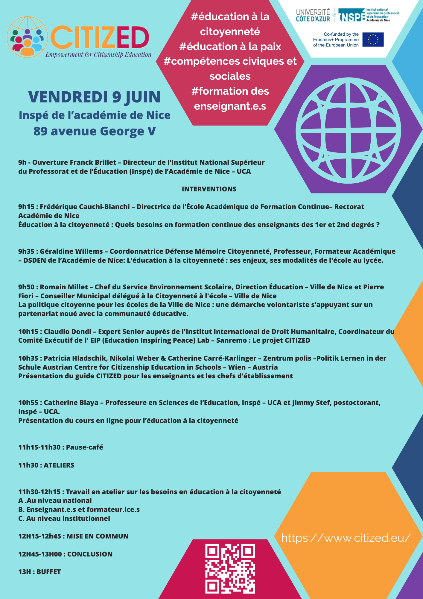 Policy Lab – Éducation à la Citoyenneté CITIZED – FREREF